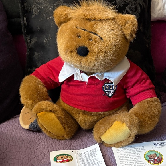 Lands' End | Toys | Kid Kodiak Rugby Bear By Lands In Vintage Teddy ...
